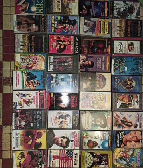Видеокассеты VHS 60 штук