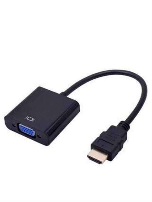 Адаптер переходник hdmi to VGA Adapter Новый