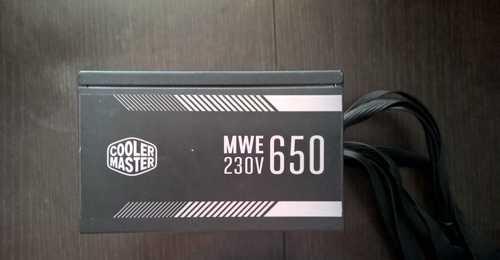 Блок питания CoolerMaster MWE 650 white - V2
