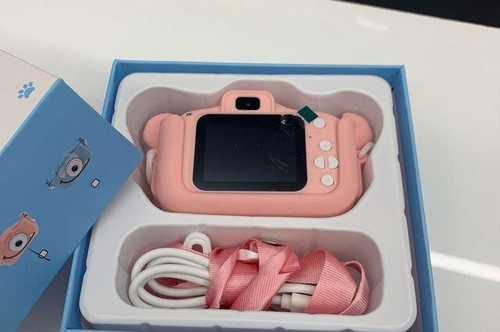 Детский фотоаппарат дракончик D800 розовый cute