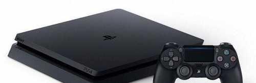 Sony PS4 slim 1tb black +141 игра