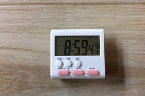 Электронный кухонный таймер часы - будильник