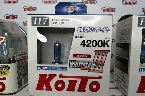 Лампа H7 Koito Whitebeam (2шт.)