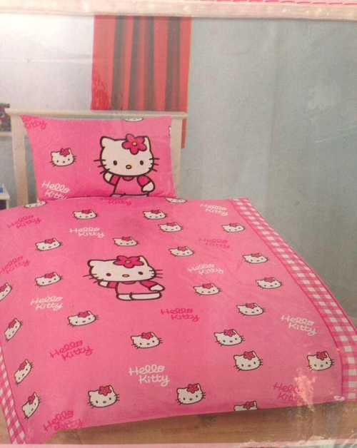 Детское постельное бельё hello kitty