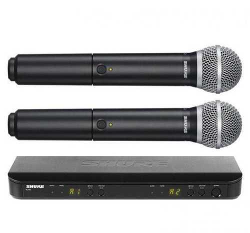 Shure BLX288E/SM58 M17 радиосистема с двумя SM58