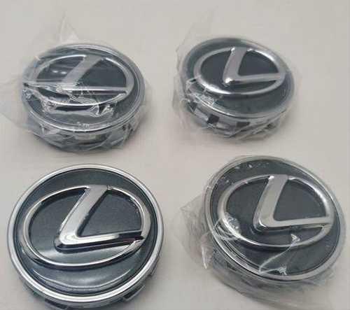 4шт колпаки для Lexus 62мм 42603-30550, графит