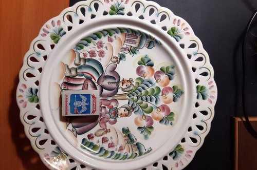Настенная тарелка Семикаракорская керамика