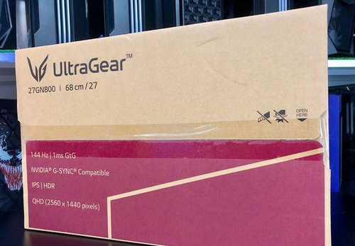 Монитор LG UltraGear 27GN800-B черный