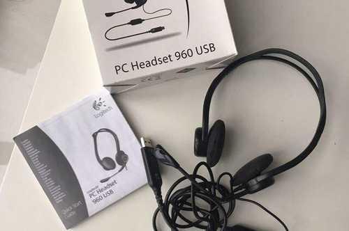 Компьютерная гарнитура Logitech PC Headset 960 USB