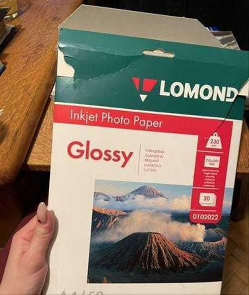 Фотобумага Lomond Glossy