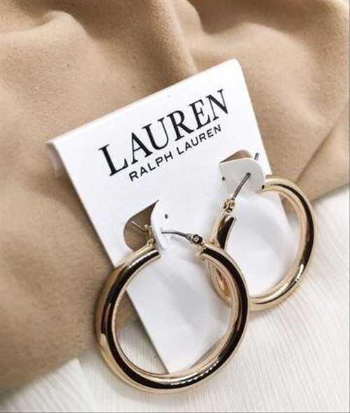 Новые серьги кольца Ralph Lauren оригинал конго
