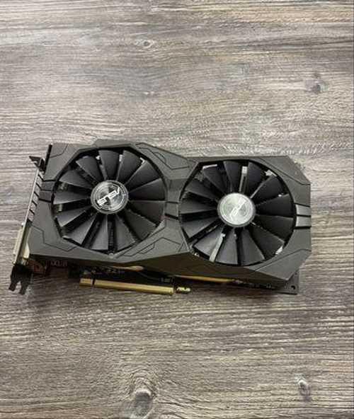 Видеокарта asus strix rx570 4 gb