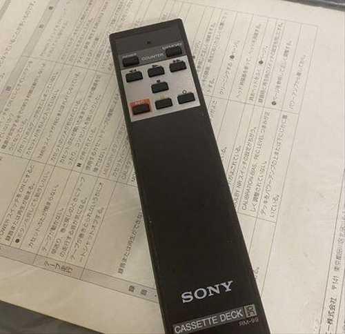 Пульт ду к касетным декам Sony RM 99