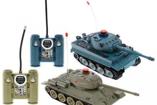 Радиоуправляемый танковый бой Т34 и Tiger