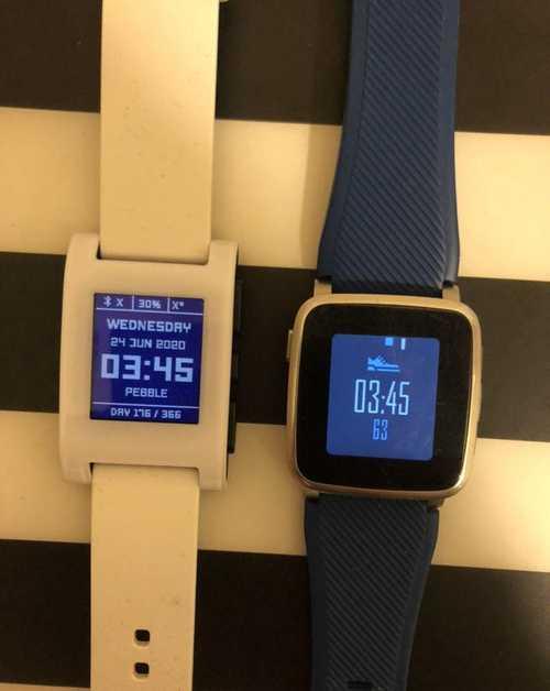 Pebble time steel + Pebble Classic