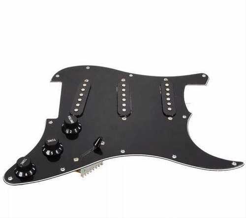Pickguard Stratocaster Loaded Black