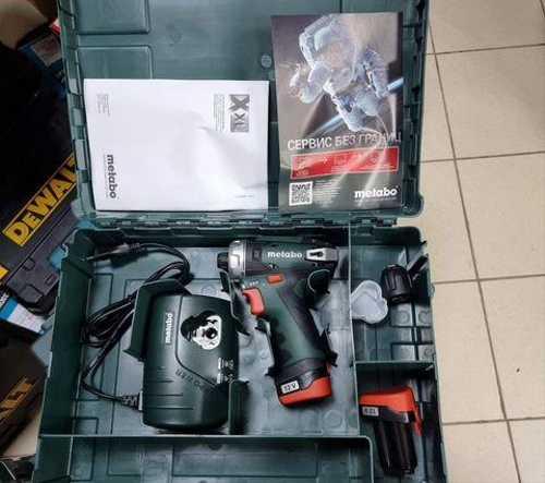 Дрель-шуруповерт Metabo PowerMaxx BS в кейсе