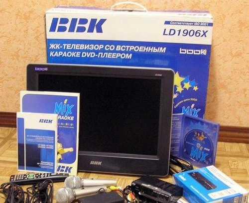 Телевизор BBK LD1906Х с караоке DVD-плеером