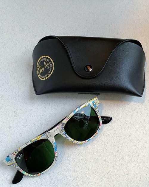 Очки Rayban Wayfarer RB 2140 белые