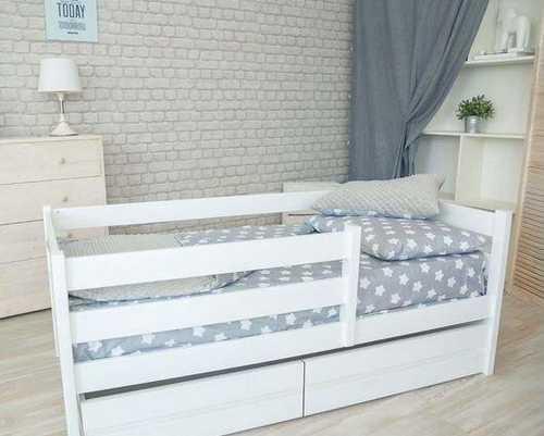Детская кровать Манеж с 2мя ящиками