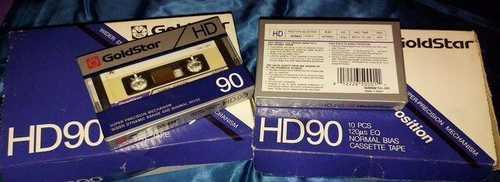Аудиокассета GoldStar HD 90 новая