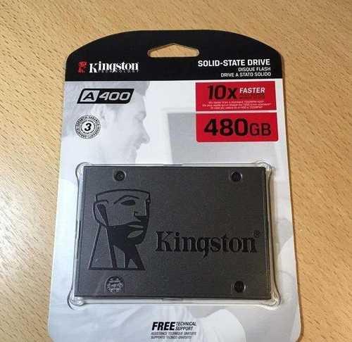 SSD 480Гб Kingstone A400 новый