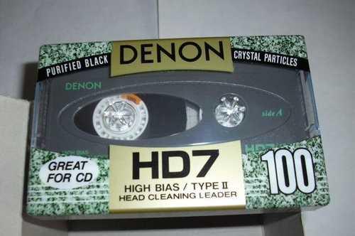 Аудиокассеты новые запечатанные Denon HD7 Japan