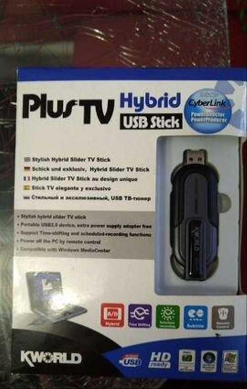 TV-тюнер KWorld USB Hybrid TV Stick (VS-dvbt 323U)