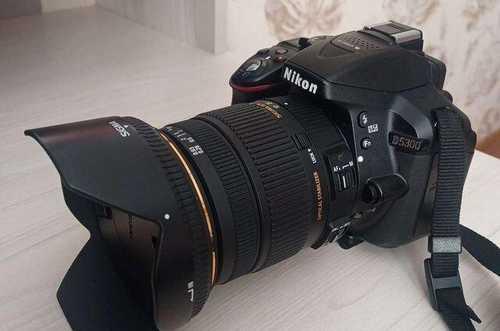 Nikon D5300 + объектив sigma 17-50 F2.8