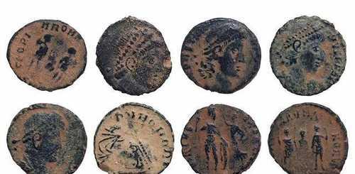 Римская монета Фоллисы. оригинал Римская Империя