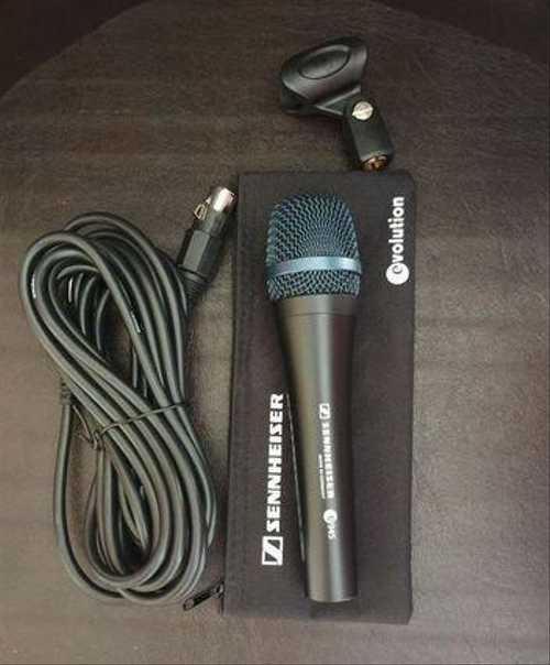 Микрофон Sennheiser E945 + провод,чехол,держатель