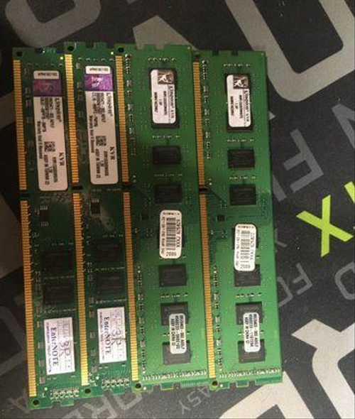 Оперативная память ddr3 4х2gb (8gb всего) Kingston