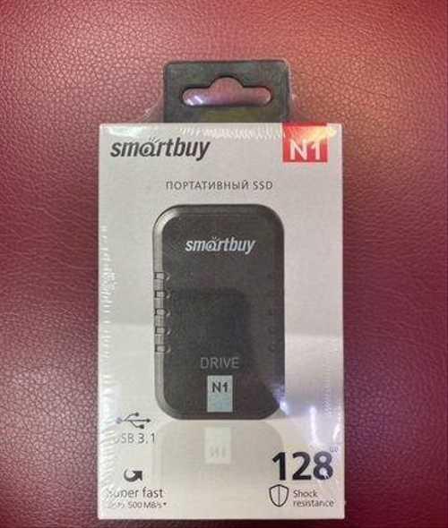 Внешний SSD Smartbuy N1 Drive 128GB USB 3.1 gray