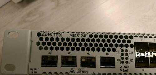 Eltex MES3124F Коммутатор 24 порта SFP, 4 порта SF