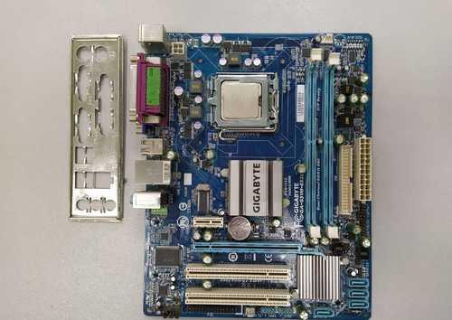 Комплект MB s775 Gigabyte G31 + CPU e6750