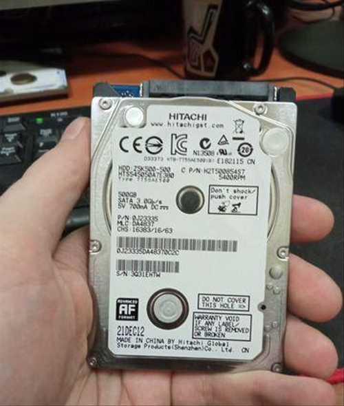 Жесткий диск Hitachi 2.5 HDD SATA 500Gb