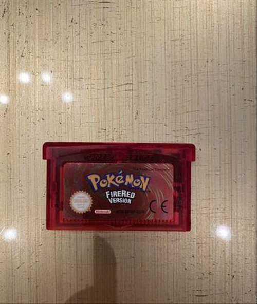 Pokemon firered version на (Gameboy advance sp)