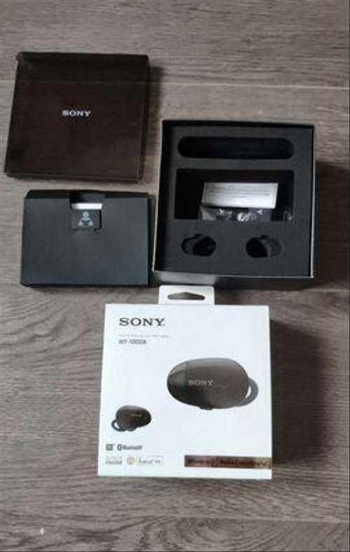 Коробка от наушников Sony WF-100X (беспроводные)