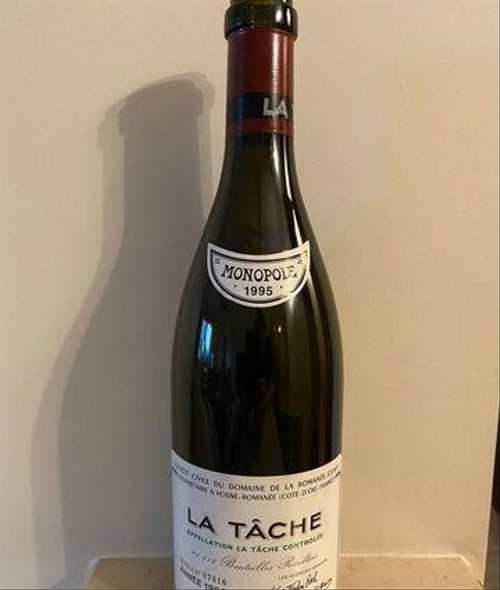 Пустая бутылка из под вина LaTache 1995 год