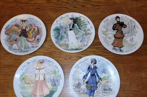 Декоративные тарелки Лимож из серии Женщины века