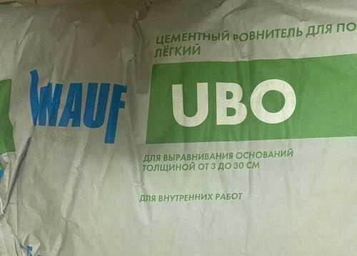 Knauf UBO(цементный ровнитель для пола)
