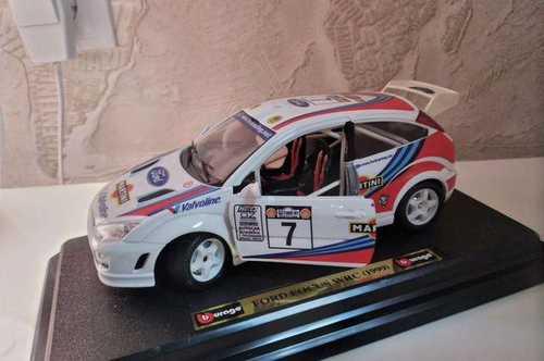 Модель Автомобиля Ford Focus WRC Bburago 1:24