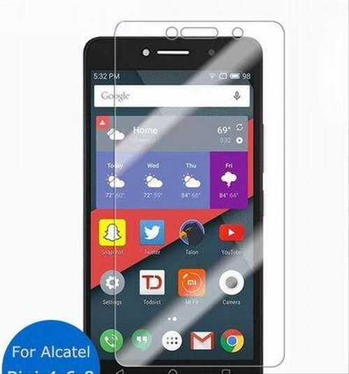Защитное стекло 2.5D для Alcatel One Touch 9001D P