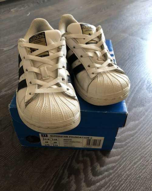 Кроссовки adidas super star бу