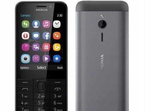 Nokia 230 DS dark silver, Витринный образец