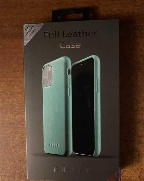 Чехол mujjo full leather case для iPhone 11 Pro