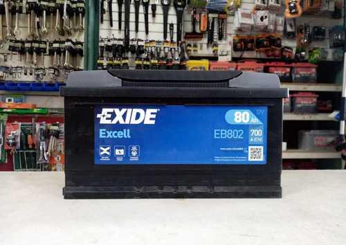 Аккумулятор exide Excell 12V 80Ah 700A 315x175x175