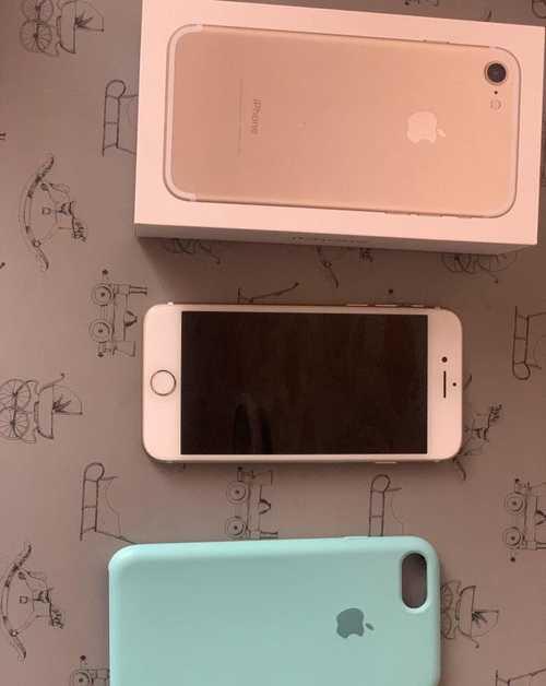 Телефон iPhone7(Gold)
