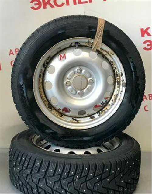 175/65 R14 Зимние шины Hankook + диски 14 4х98