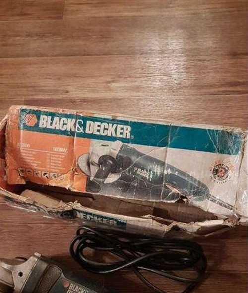 Ушм болгарка 125 black& decker